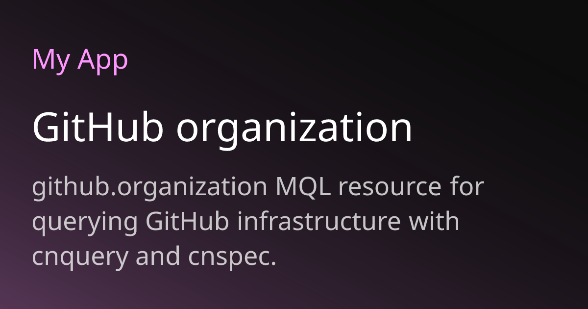 GitHub organization | Mondoo Docs